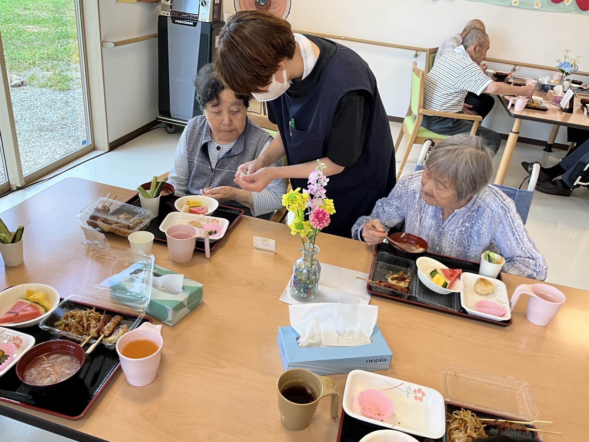 ～夏祭り・バイキング～会食: ショートステイ好摩びより